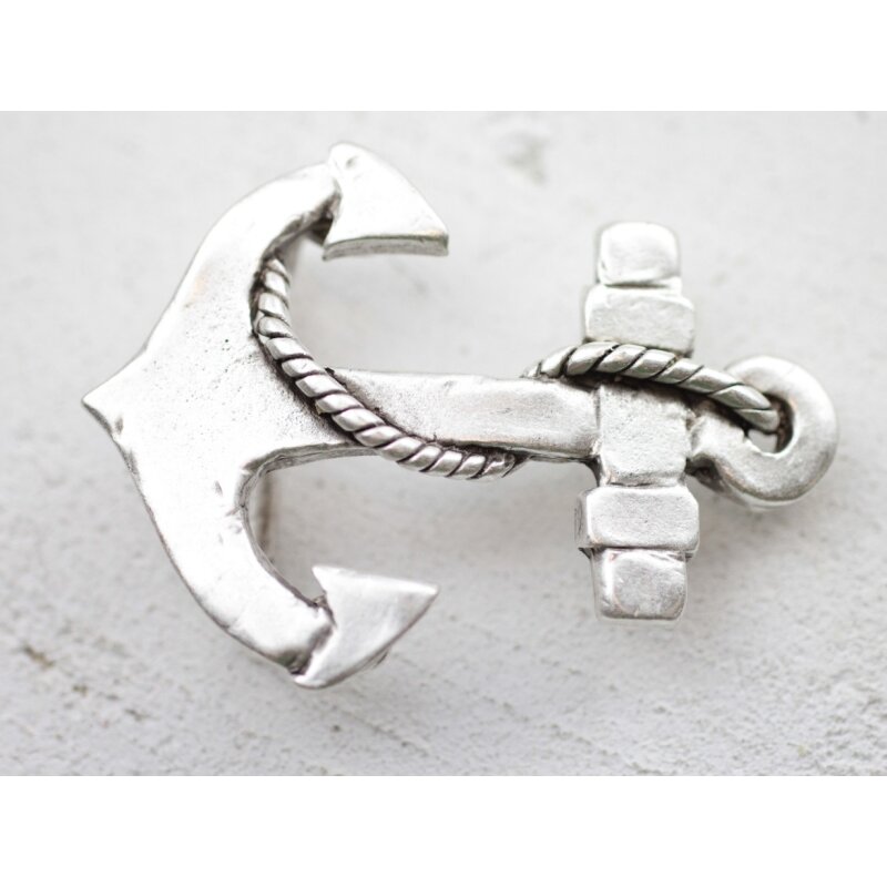 Antique Silver Anchor with rope Belt buckle, £ 12,10