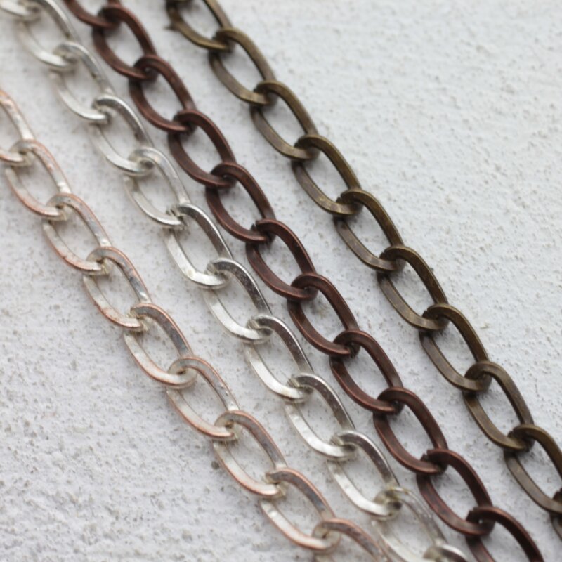 1 Meter Metal Chain 8*4 mm, 4,17